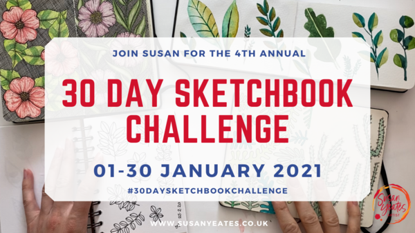 The 30 Day Sketchbook Challenge (Jan 2021)